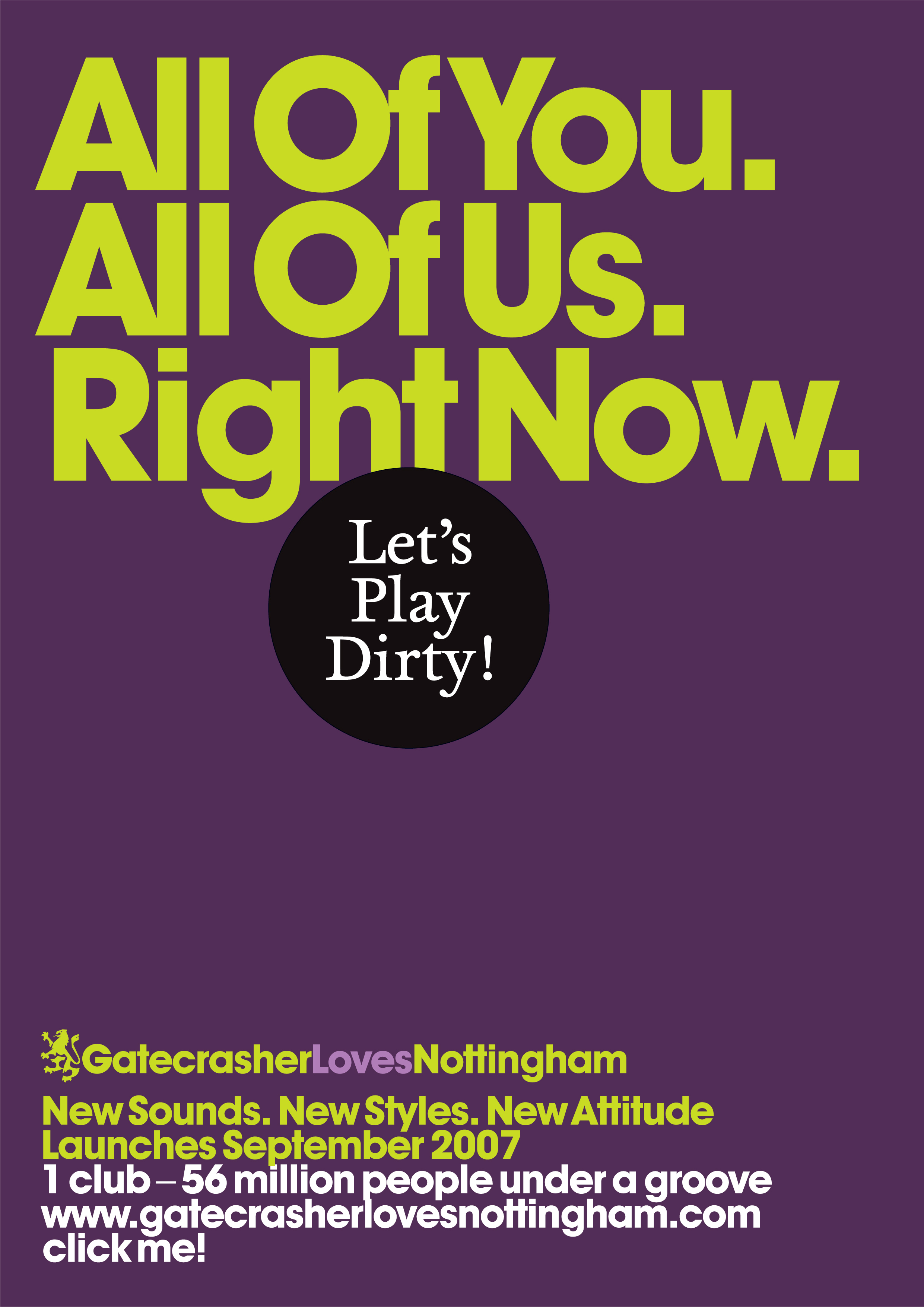 Gatecrasher Loves Nottingham — The Designers Republic™